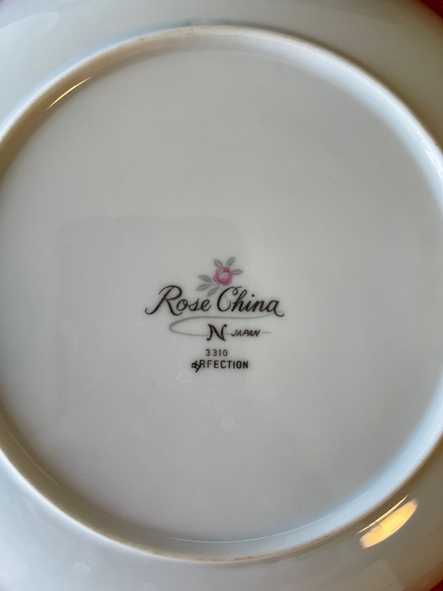 Rose China N JAPAN 3310 Perfection Dinner Plates and Salad Plates - Etsy