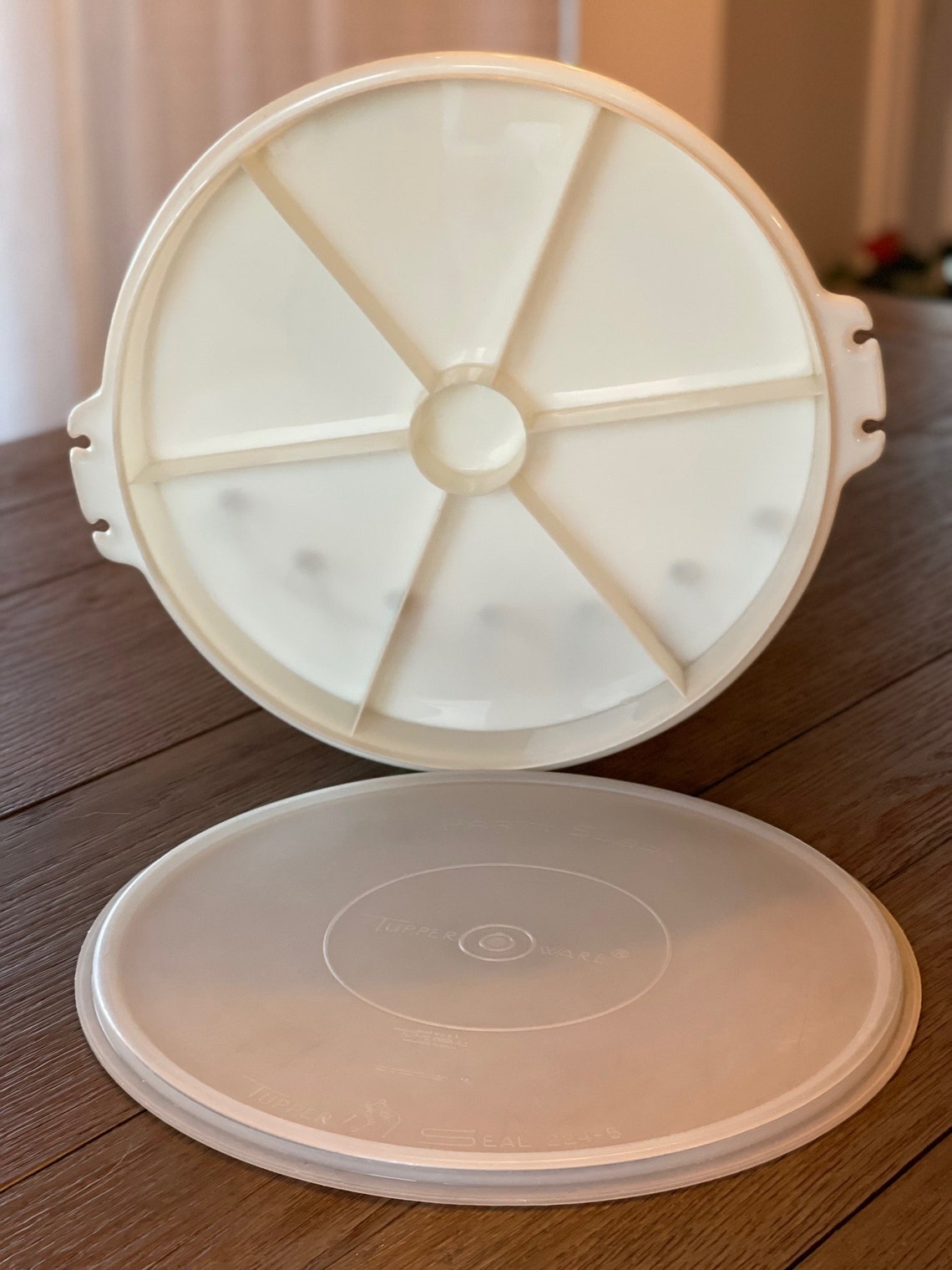 1970s Party Susan Tupperware Vegetable Lidded Container, Vegetable ...