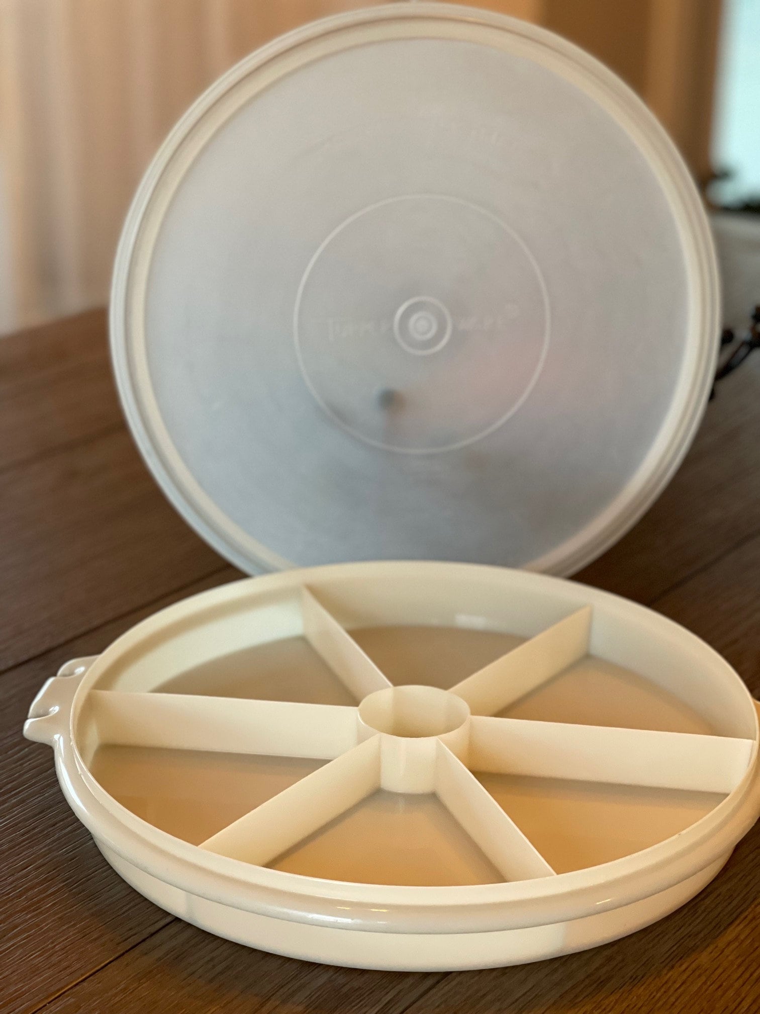 1970s Party Susan Tupperware Vegetable Lidded Container, Vegetable ...