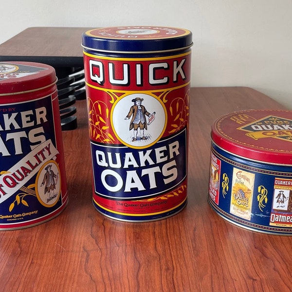 Quaker Oats Tin - Etsy