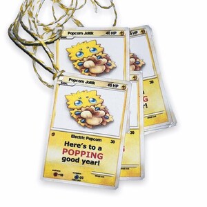Pokémon Tags Pokémon Popcorn Tags Popcorn Tags Pokémon - Etsy