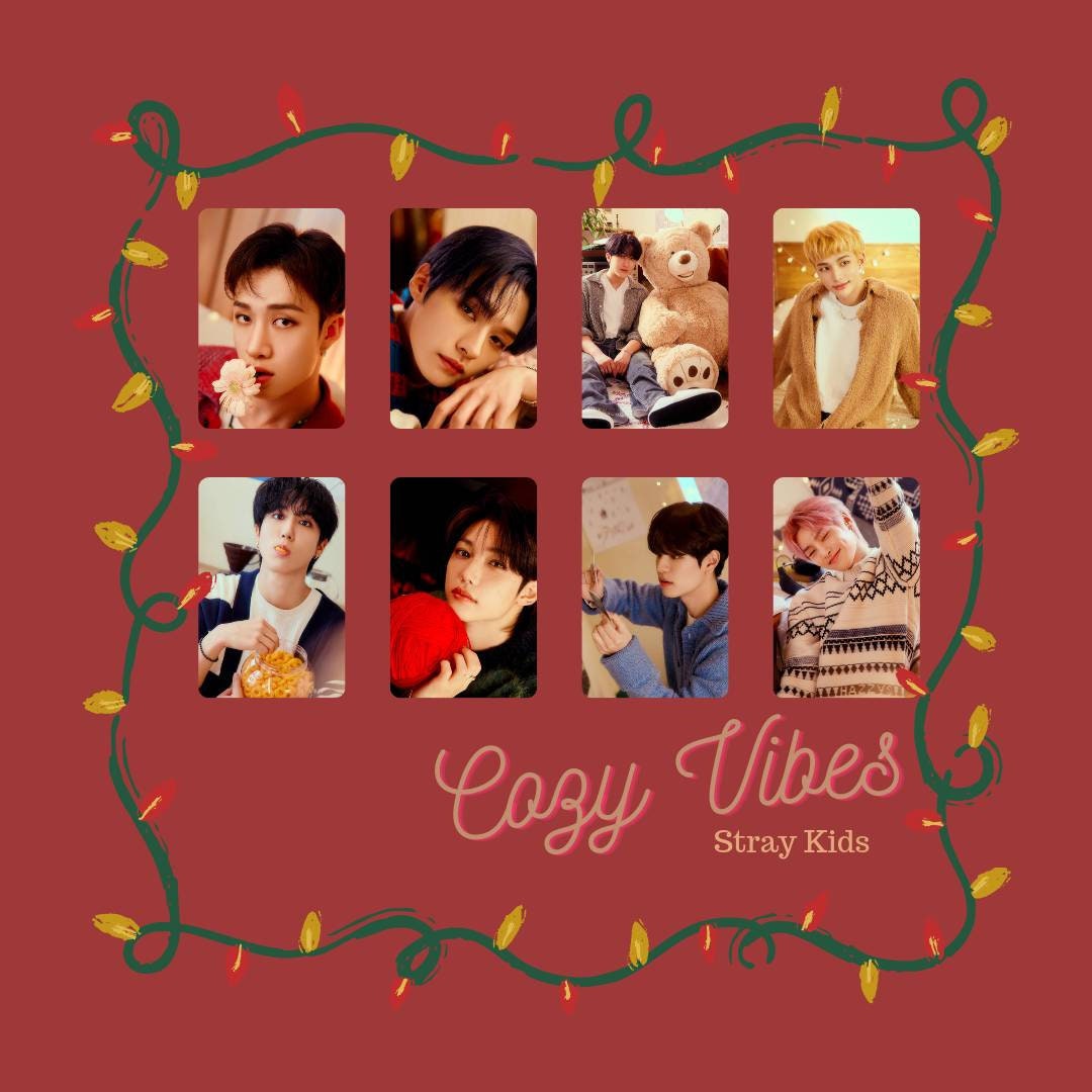 Stray Kids Cozy Vibes Photocards unofficial - Etsy UK