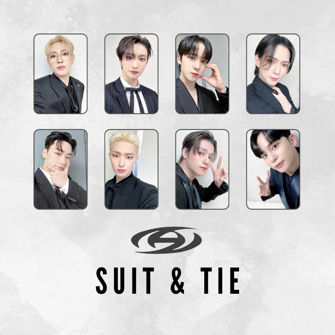 Ateez Suit & Tie Photocards [unofficial] - Etsy