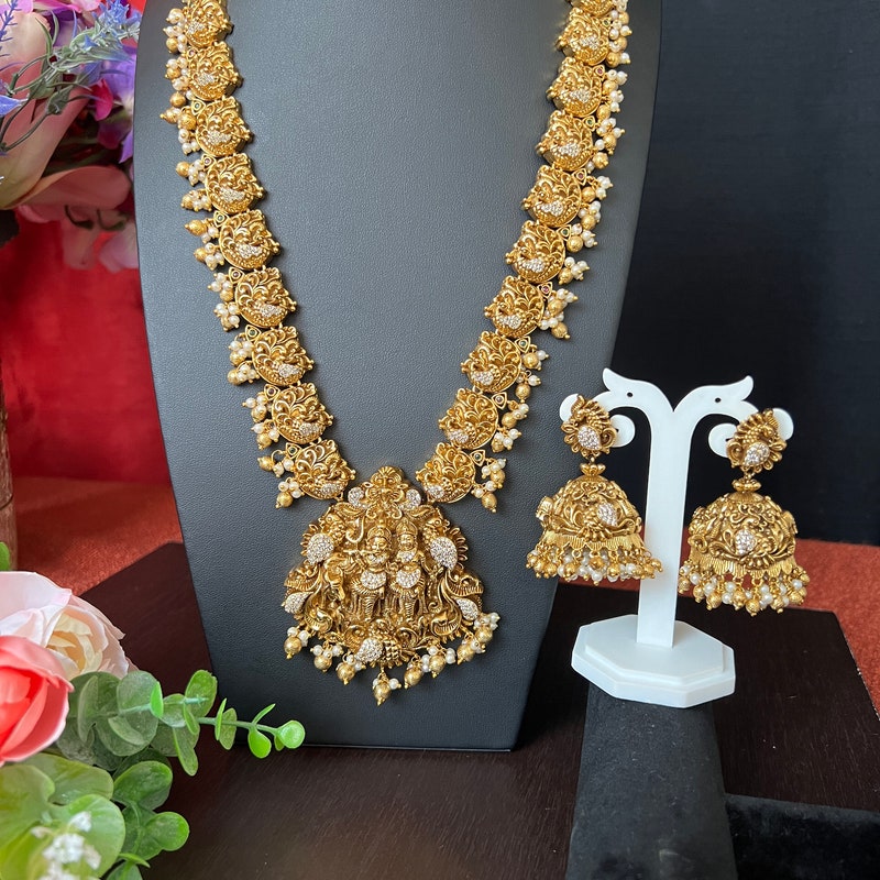 Temple Nakshi Long Haram - Etsy