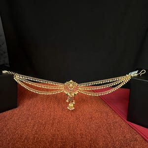 Antique Hair Pin Hanging Clip/premium Quality Peacock Ruby Pink Pearl ...