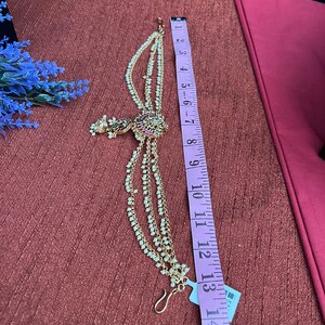 Antique Hair Pin Hanging Clip/premium Quality Peacock Ruby Pink Pearl ...
