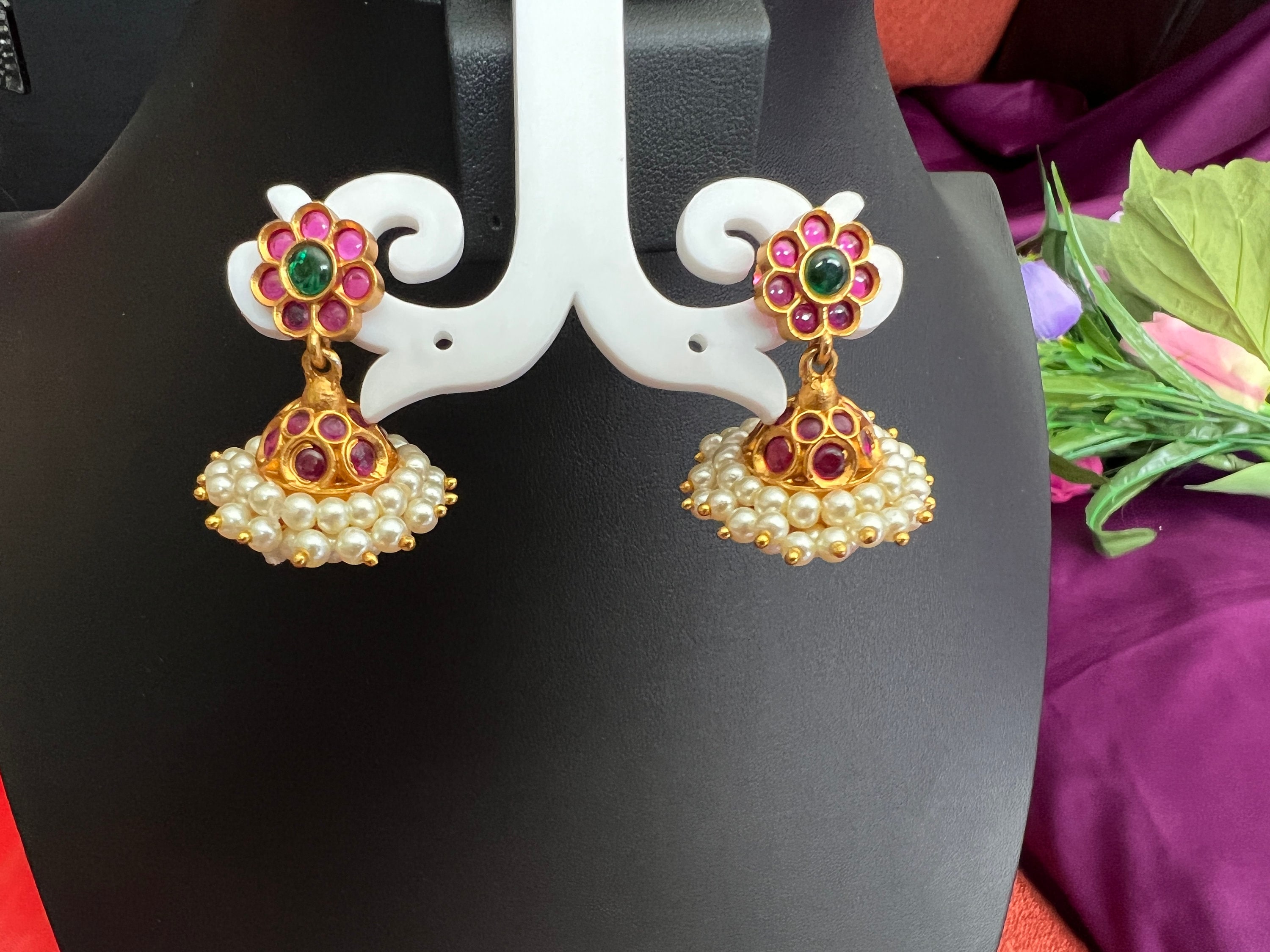 Antique Matte Gold Finish / Trendy & Traditional Guttapusalu - Etsy