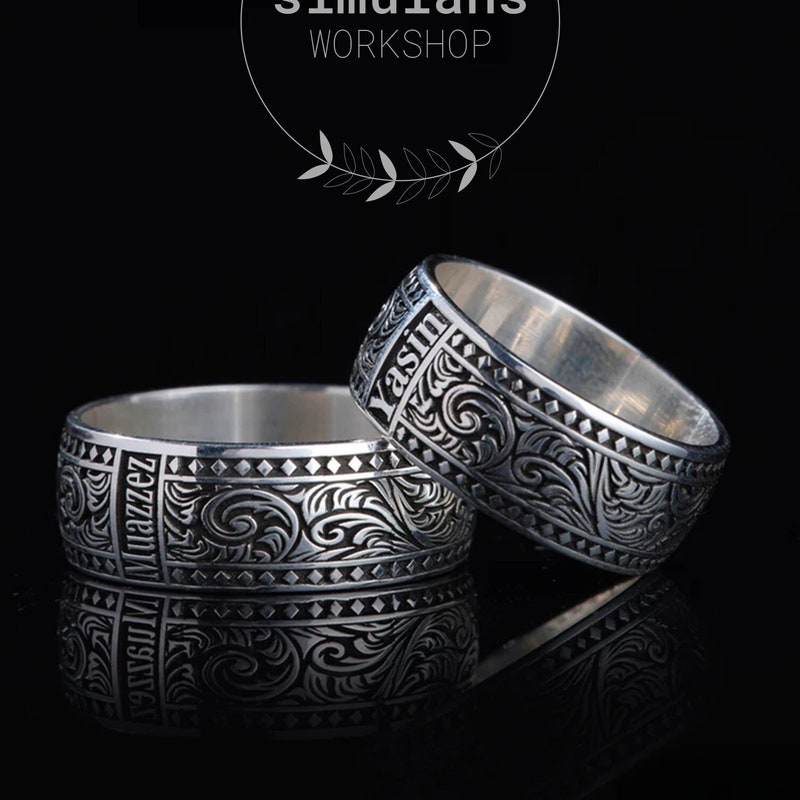 Engraved Ring - Etsy