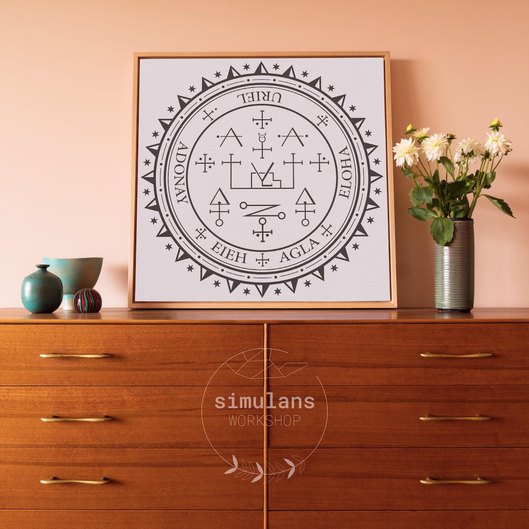 Archangel Uriel Sigil Printable – Symbol of Wisdom & Illumination ...