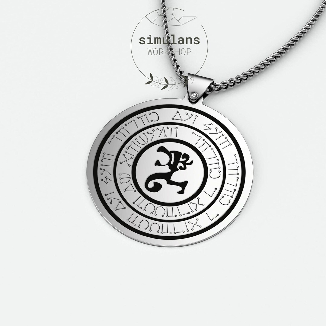 Sigil of the Triple Circle – 925 Sterling Silver Esoteric Seal for ...