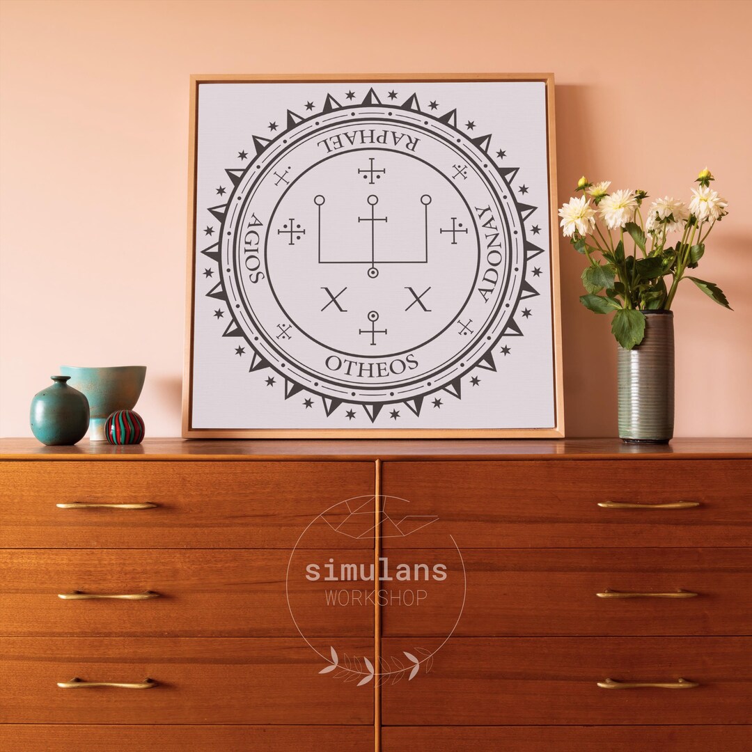 Archangel Raphael Sigil Printable – Symbol of Healing & Restoration ...