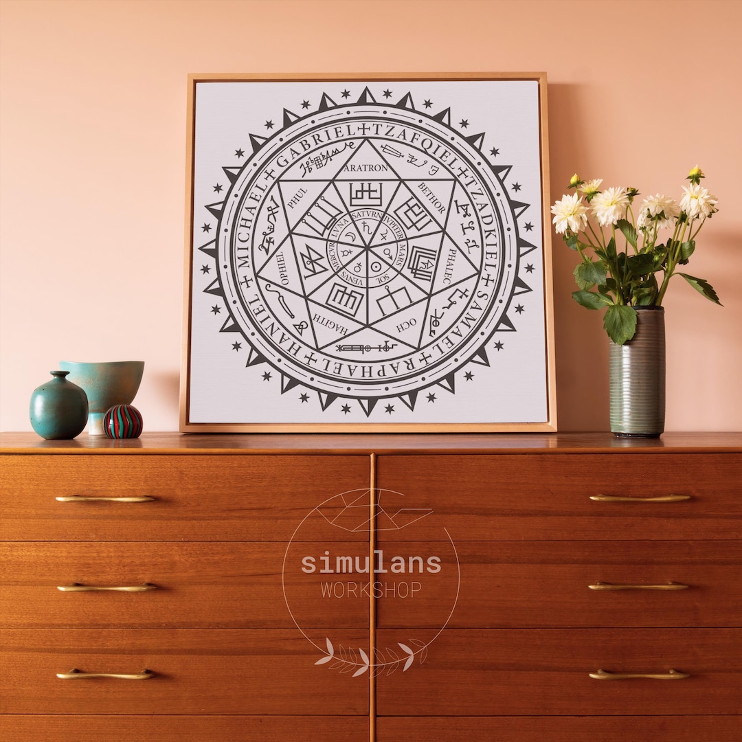 Seven Archangels Sigil Printable – Angelic Seal for Rituals & DIY Gifts ...