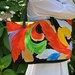 Yukata Kinchaku Bag, Vintage Kimono Fabric Pouch, Paper Balloon Type ...