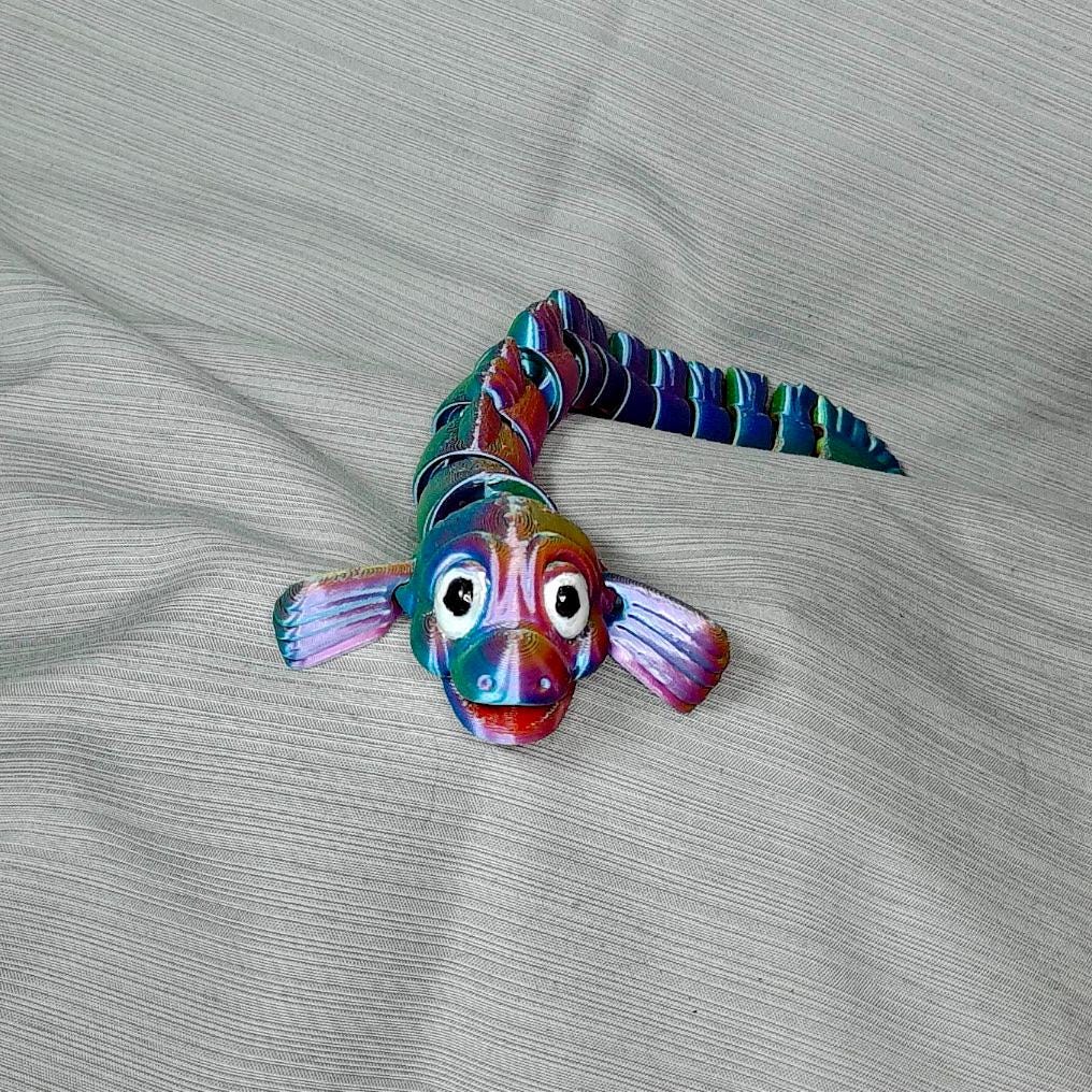 3D Printed Articulated EEL *design Printverse * - Etsy