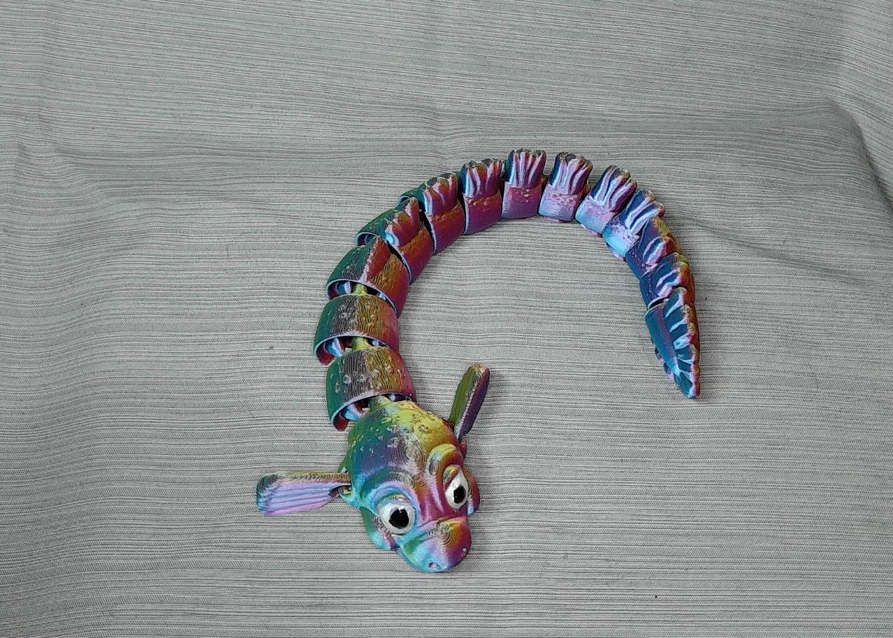 3D Printed Articulated EEL *design Printverse * - Etsy
