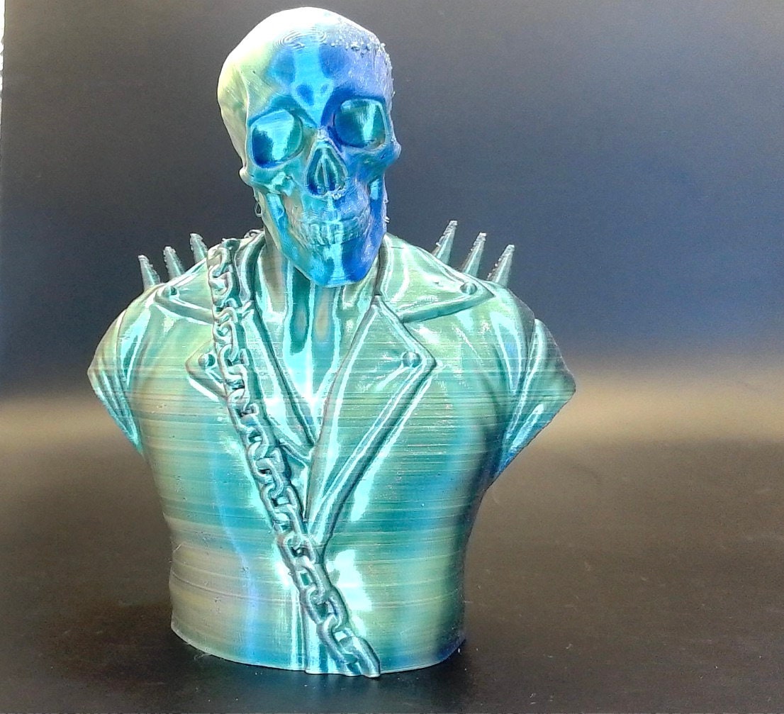 Skeleton Bust/ 3D Printed Minor Injury Skeleton Bust - Etsy