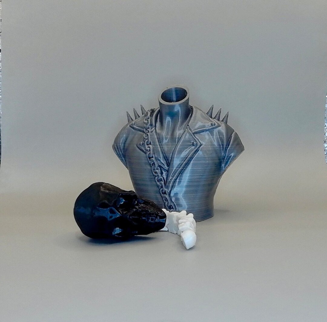 Skeleton Bust/ 3D Printed Minor Injury Skeleton Bust design by Stlflix ...