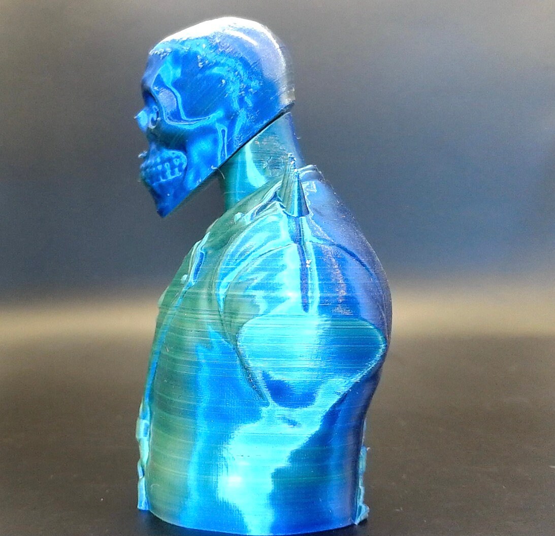 Skeleton Bust/ 3D Printed Minor Injury Skeleton Bust - Etsy