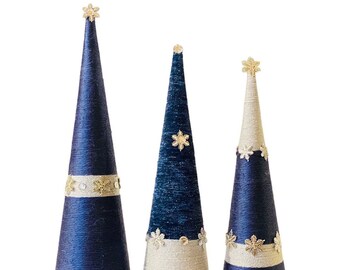 Blue Christmas Decor | Etsy