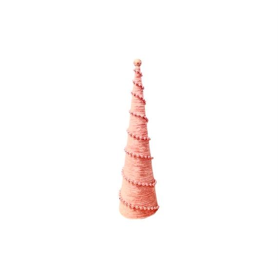 Rose Pink Cone Tree Tabletop Tree Wedding Decor Mantle - Etsy