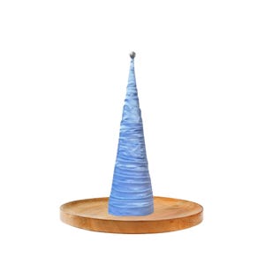 Winter Wonderland Cone Tree, Powder Blue Christmas Tree, Elegant Modern ...