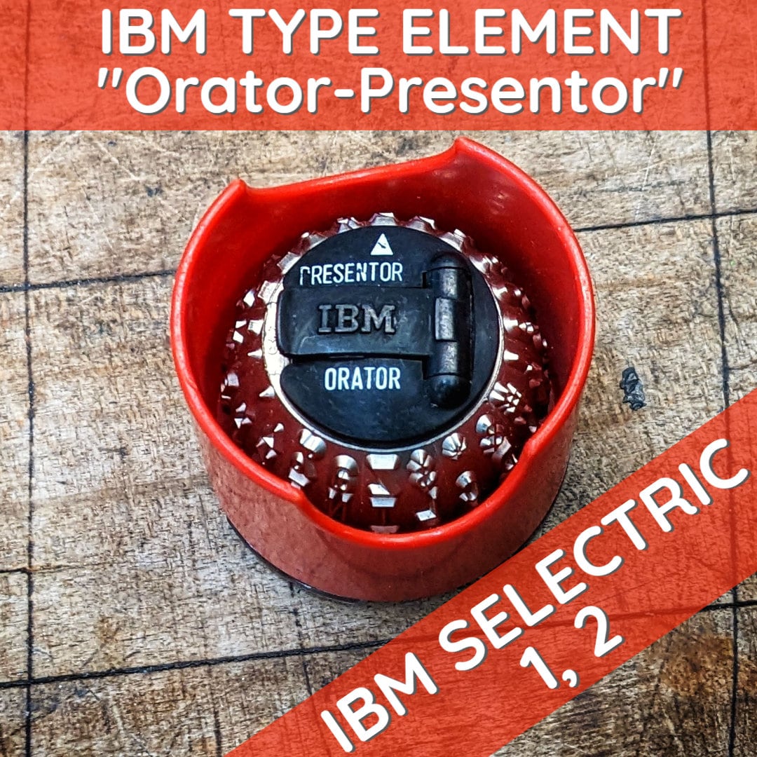 IBM Typeball: IBM Branded orator Presentor LARGE Type - Etsy