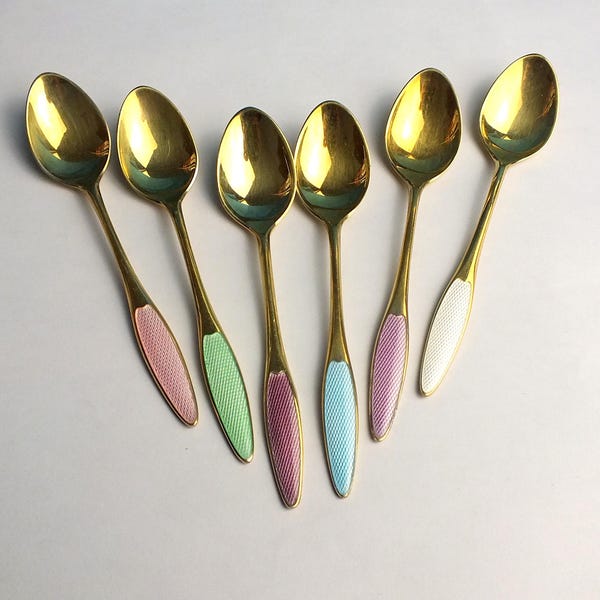 Enamel Spoons - Etsy