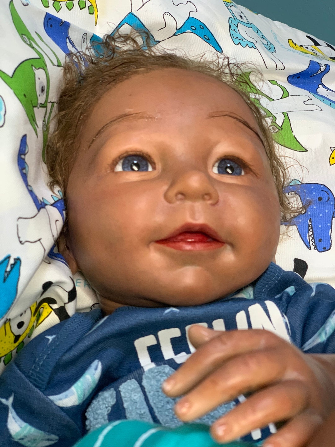 Beautiful Reborn Boy W/ Blue Eyes. - Etsy