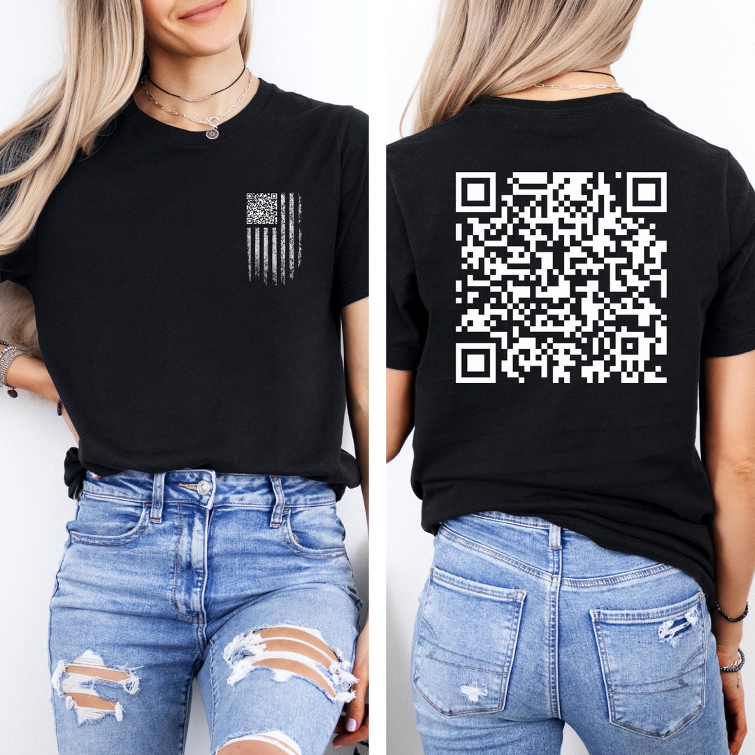 Trump Dance QR Code T-shirt, Viral Trump Dance YMCA QR Code Shirt ...