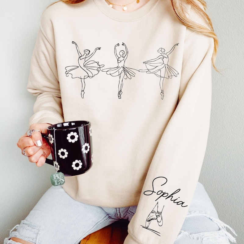 Ballerina Sweat Shirts - Etsy