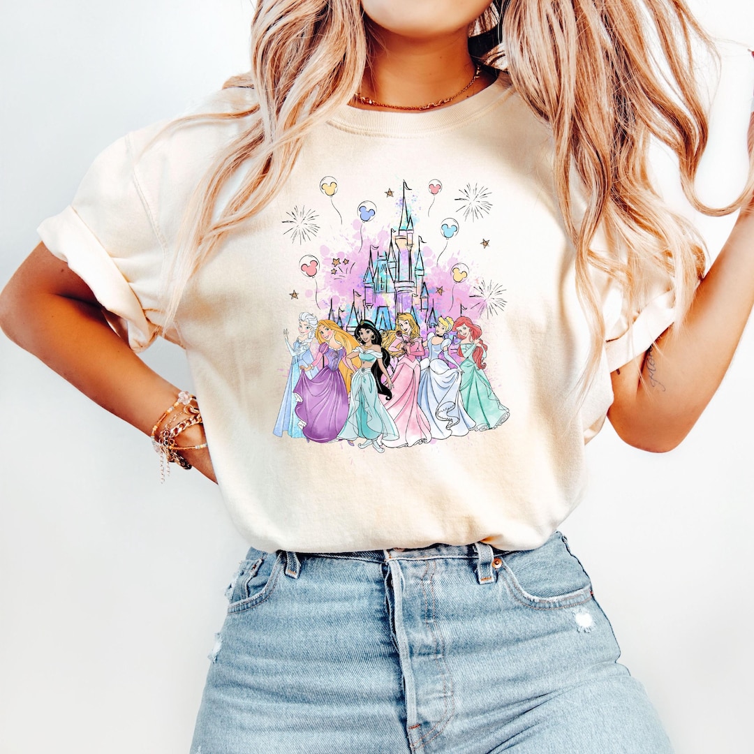 Retro Princess Shirt, Disneyworld Princess Shirt, Disney Girl Tee ...