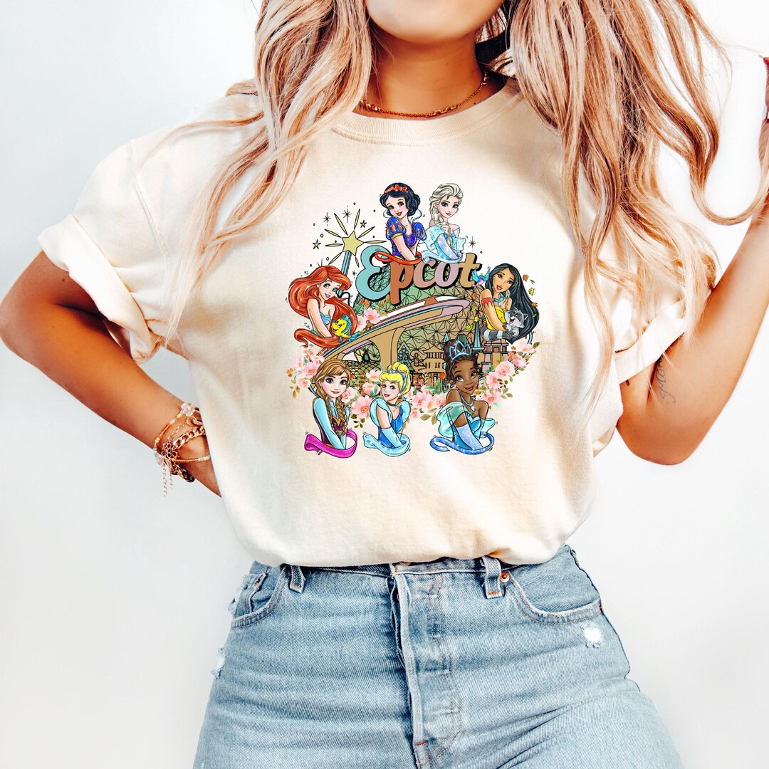 Epcot Princess Shirt, Disney Girl Shirt, Disney Family Vacation Shirt ...