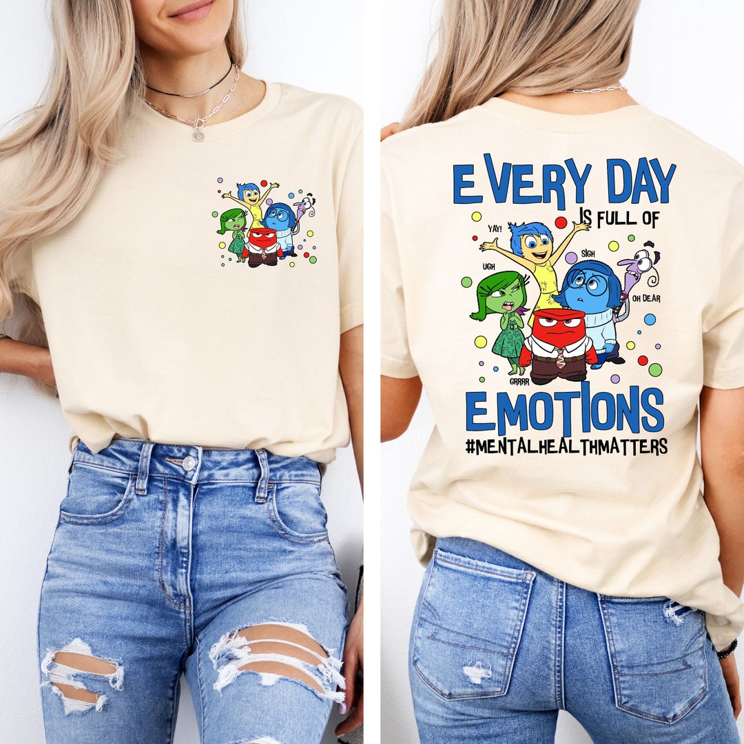 Every Day is Full of Emotions Shirt, Mental Health Shirt, Inside Out ...