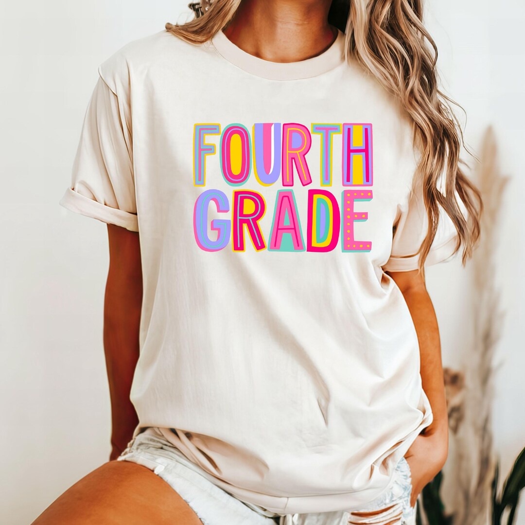 First Day of School Shirt, 4th Grade Student Shirt, Fourth Grade T ...