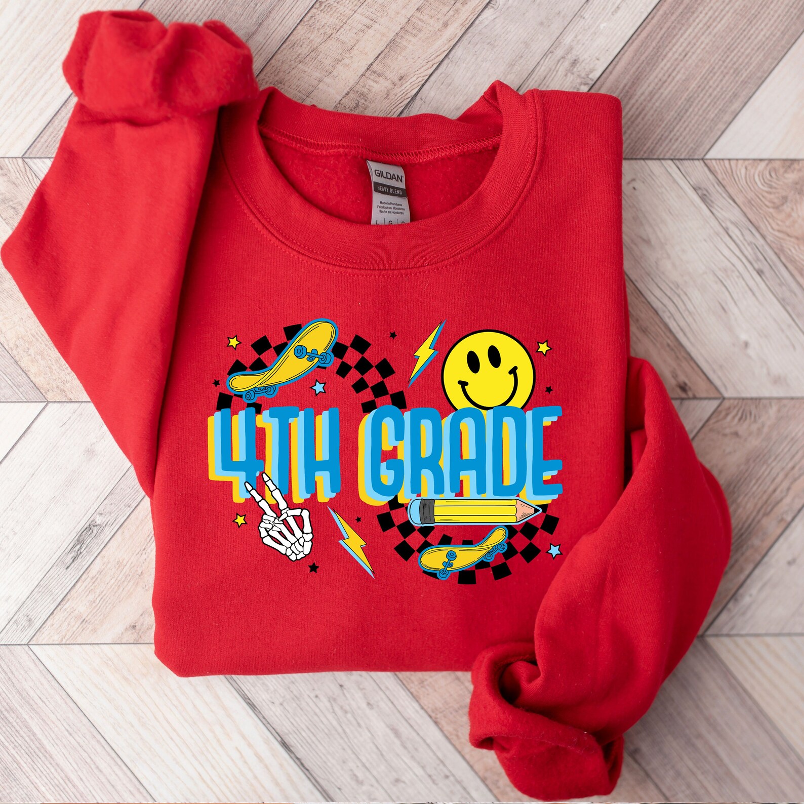 4th Grade T-shirt, Fourth Grade T-shirt, First Day of School Shirt ...