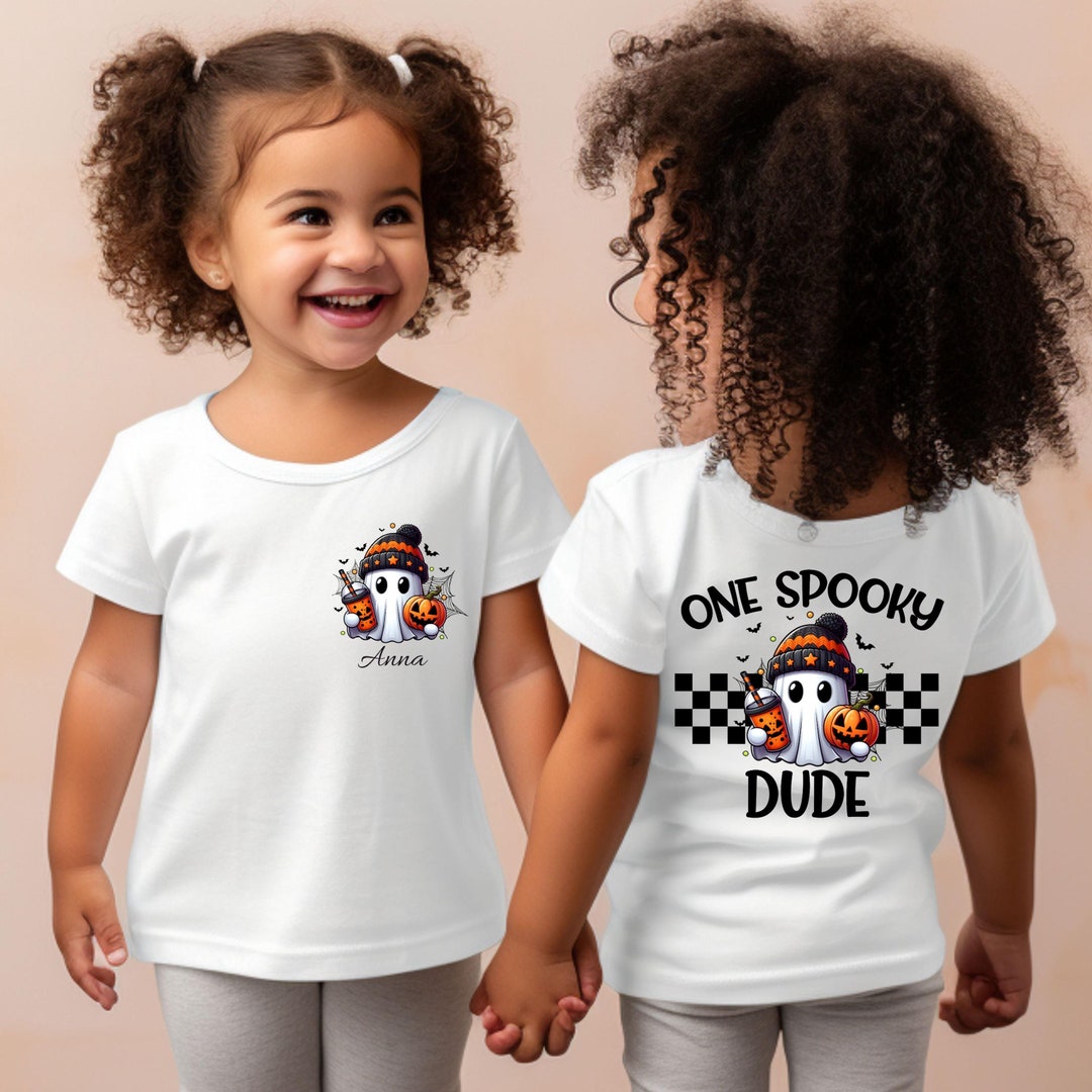 Custom One Spooky Dude Shirt, Personalized One Spooky Dude T-shirt ...