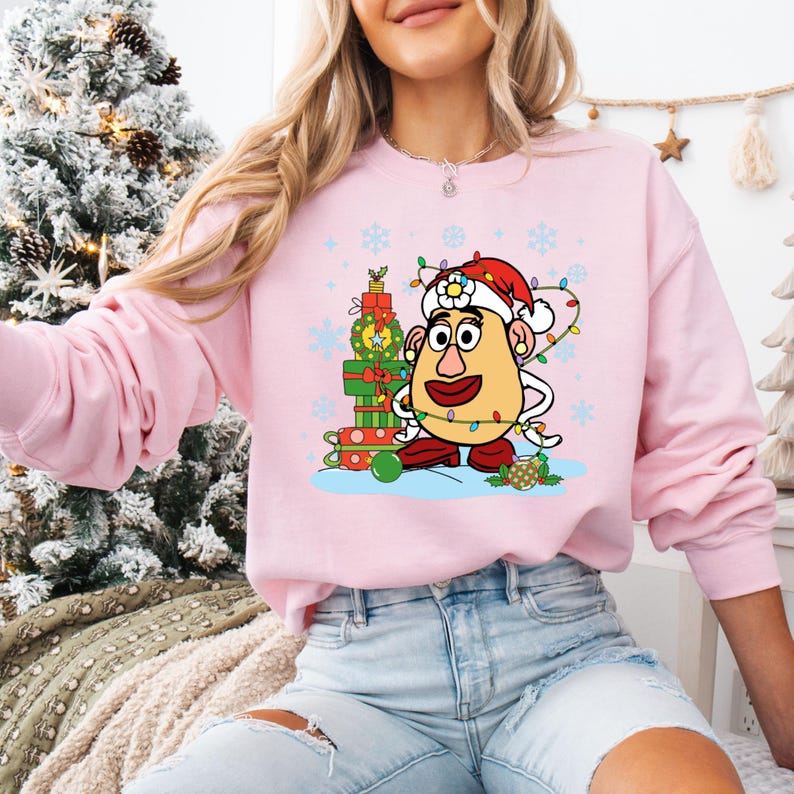 Mr Potato and Mrs Potato Couples Christmas Shirt, Toy Story Christmas ...