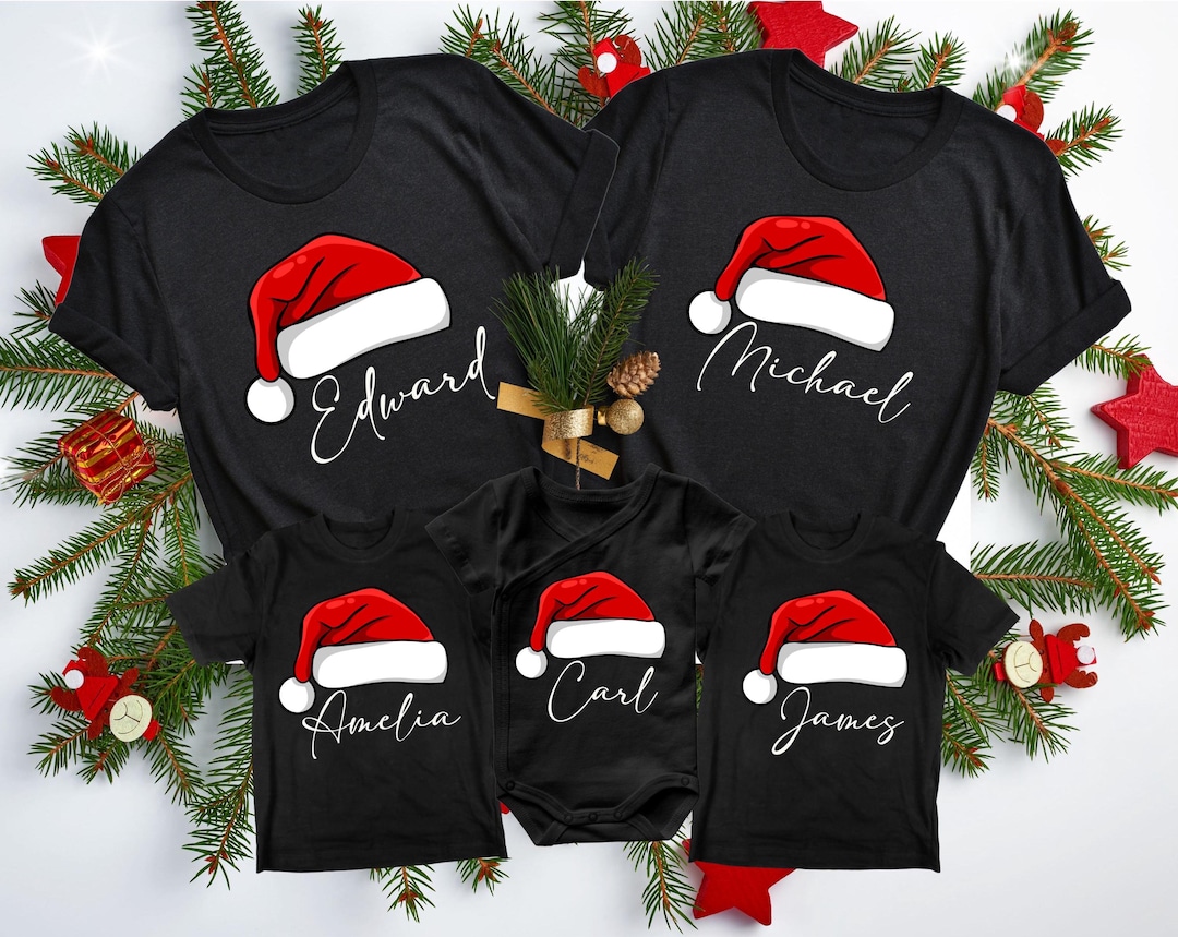 Custom Christmas Family Shirts, Matching Family Christmas Shirts, Merry ...