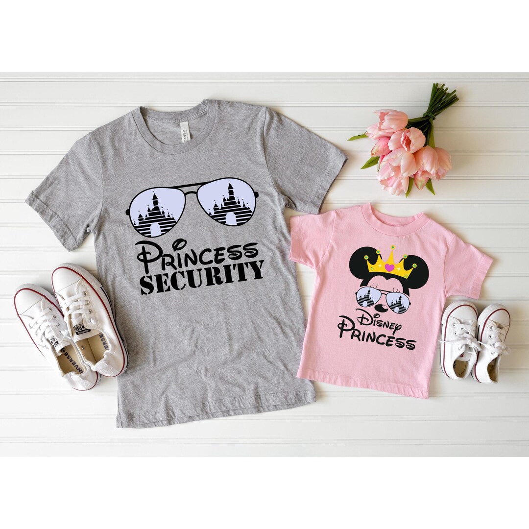 Disney Princess Security Shirts, Disney Princess T-shirt, Birthday ...