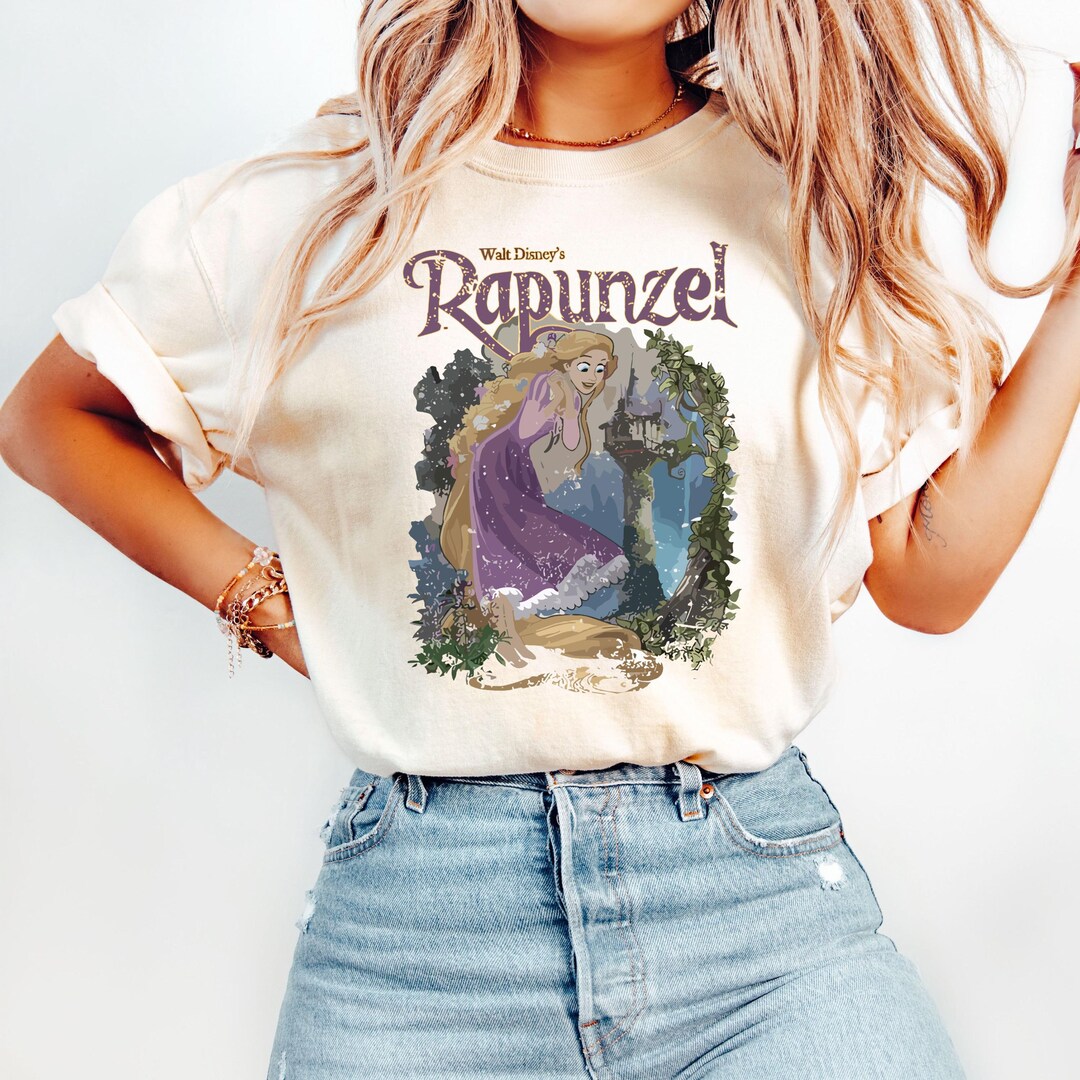 Retro Rapunzel Shirt, Disney Princess Shirt, Disney Rapunzel Sweatshirt ...
