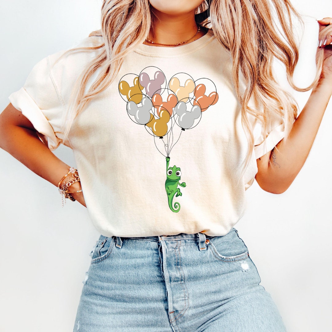 Disney Pascal With Mickey Balloon Sweatshirt, Pascal Rapunzel T-shirt ...