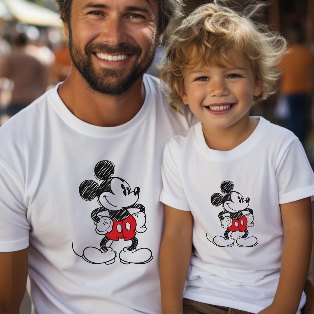 Mickey Mouse Disney Shirt, Classic Mickey Mouse Shirt, Disney Men's ...