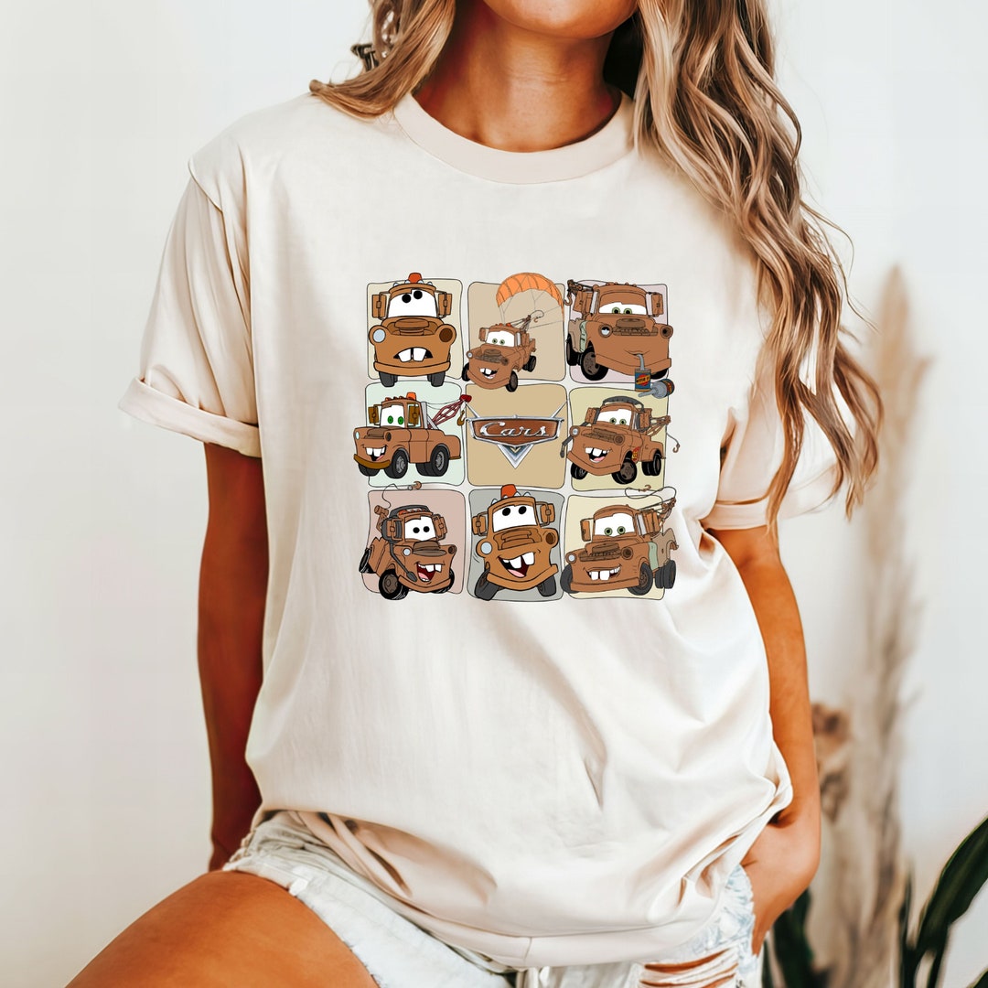 Disney Cars Shirt, Cars Mater Shirt, Mcqueen and Mater Shirt, Piston ...