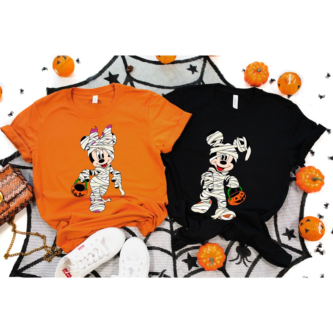 Mickey Mummy Shirt, Minnie Mummy T-shirt, Mickey and Minnie Halloween ...