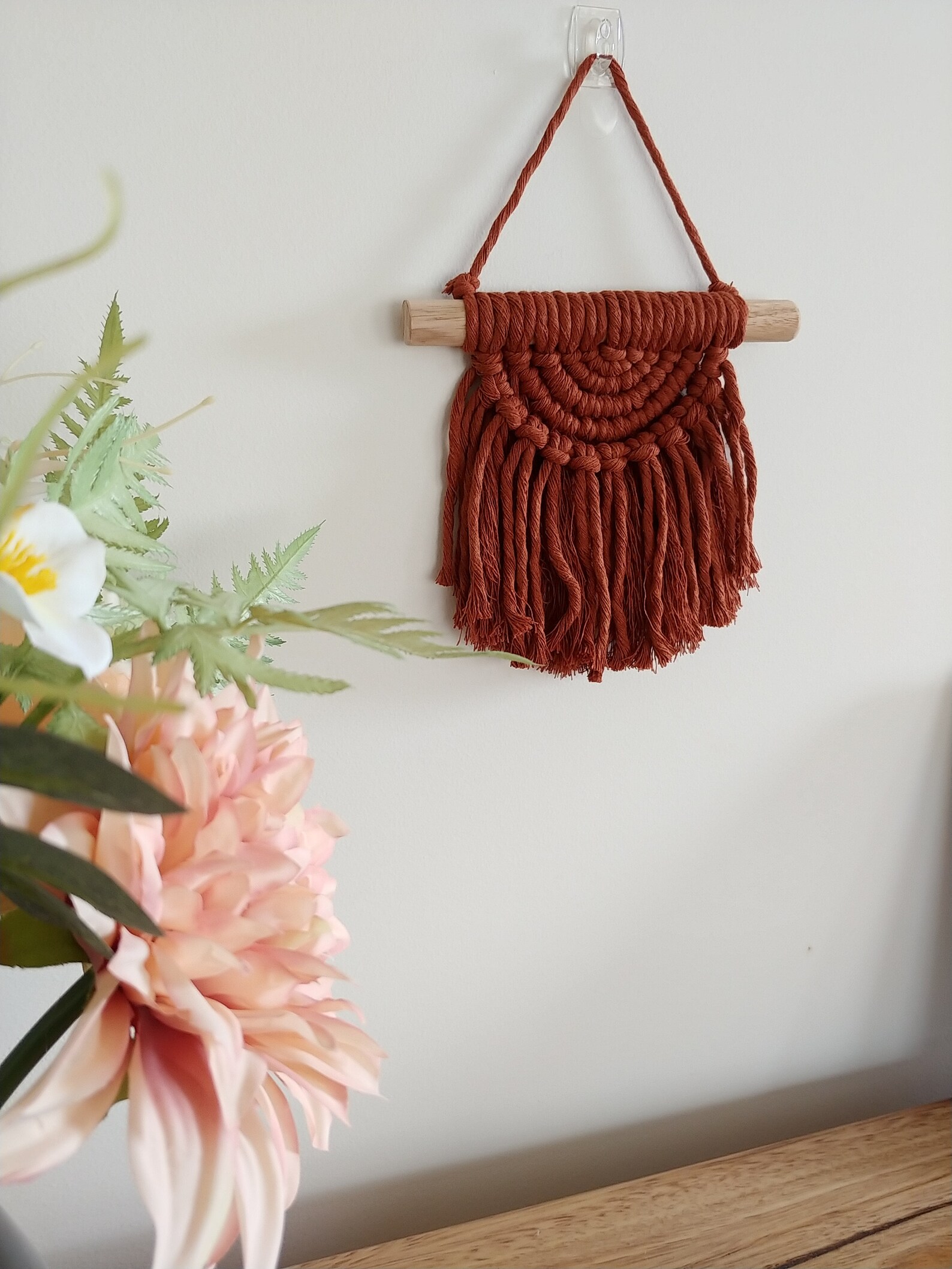 Mini Macrame Wall Hanging Mini Wall Decor Small Gift for Her - Etsy ...