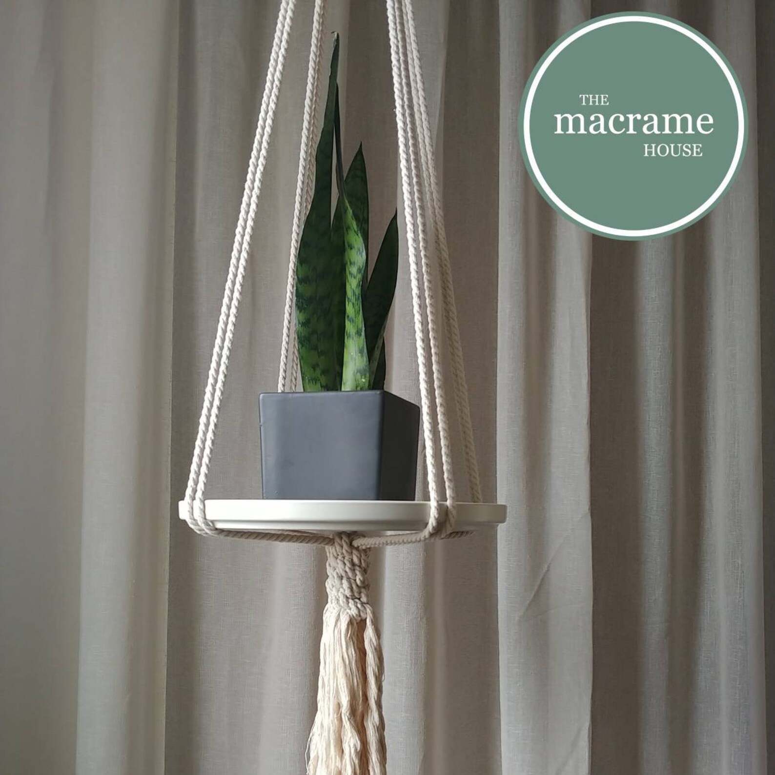 Macrame Hanging Table Macrame Plant Hanger Hanging Shelf | Etsy