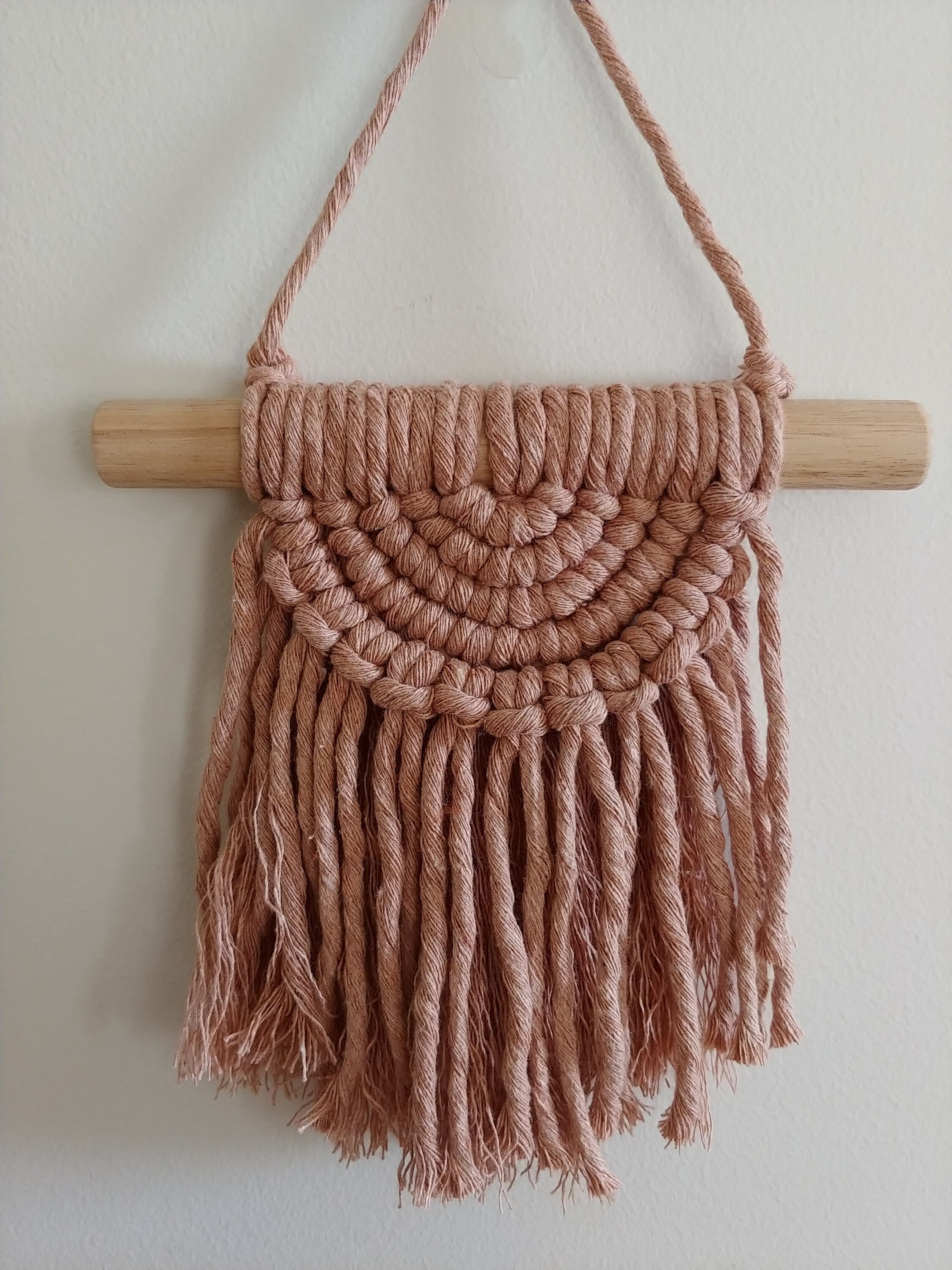 Mini Macrame Wall Hanging Mini Wall Decor Small Gift for Her - Etsy ...