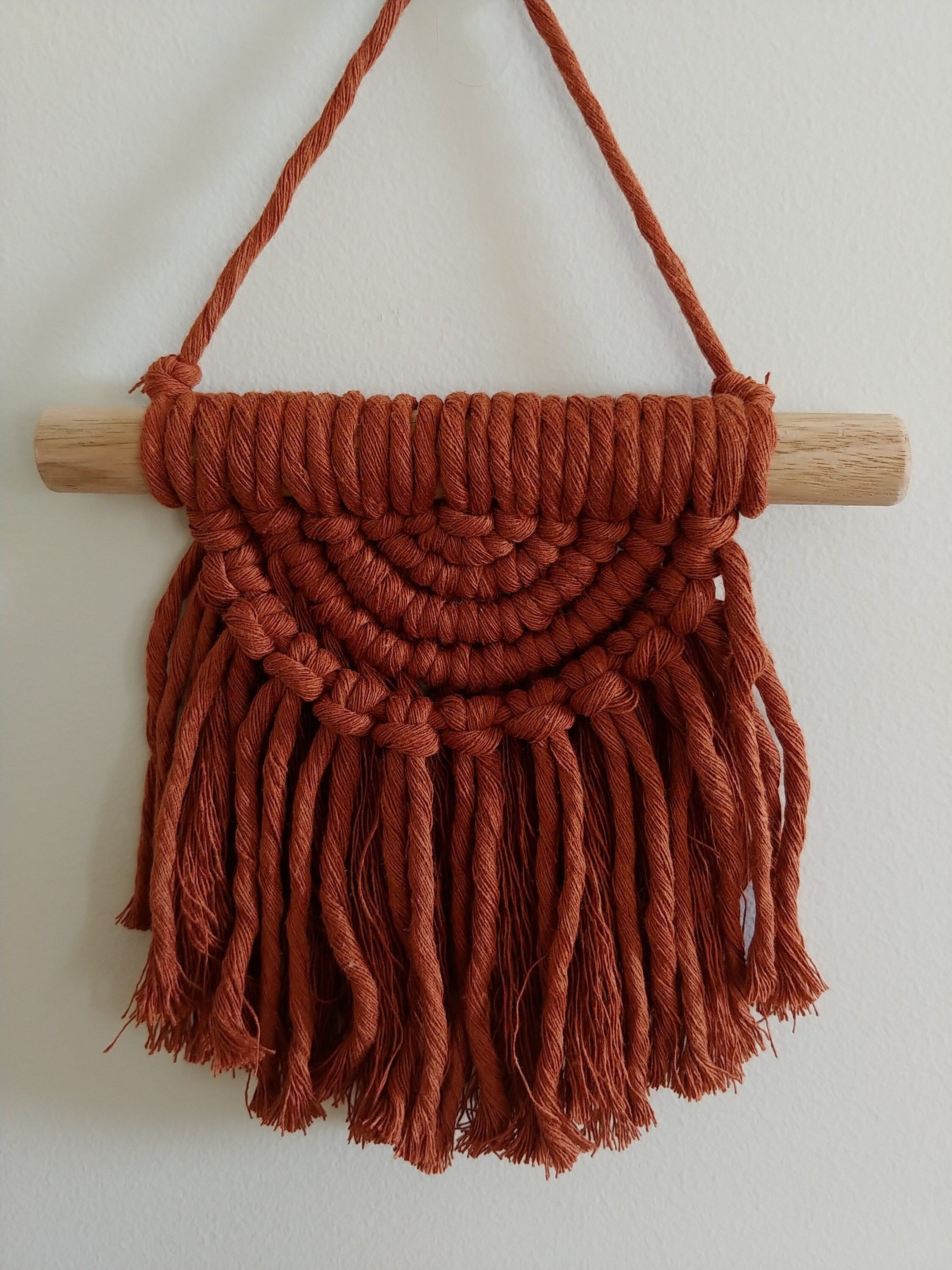 Mini Macrame Wall Hanging Mini Wall Decor Small Gift for Her - Etsy ...