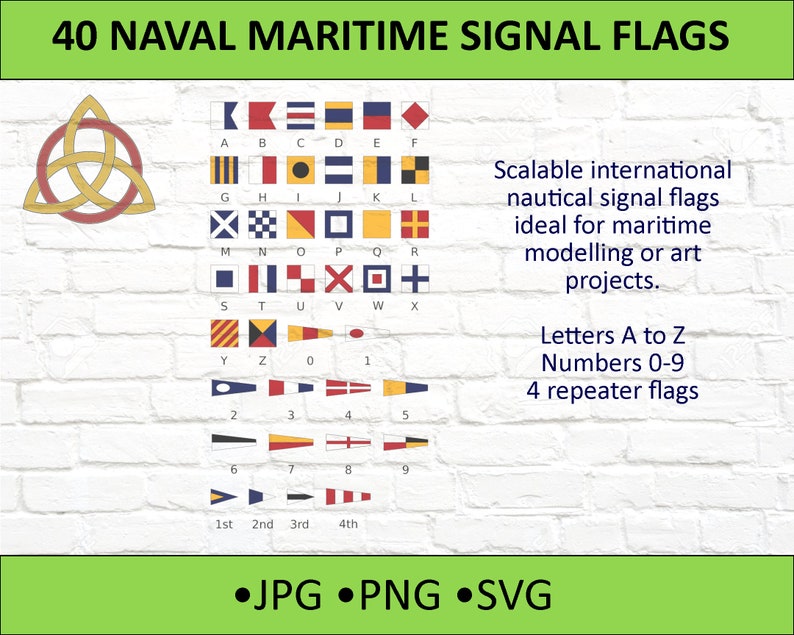 40 Naval Maritime Signal Flags - Etsy
