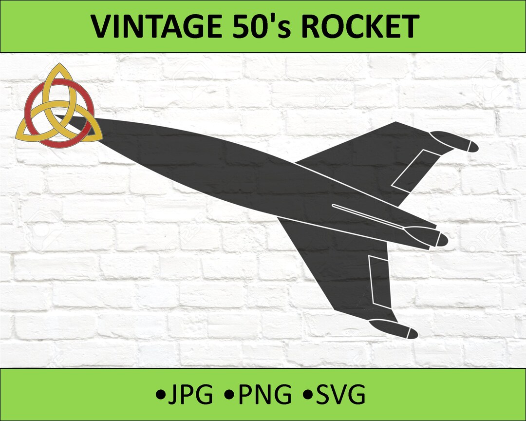 Vintage 50's Rocket - Etsy